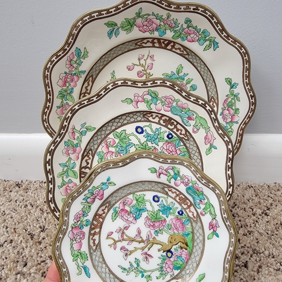 Dining | Old Coalport Indian Tree Scalloped Salad Plate Original ...